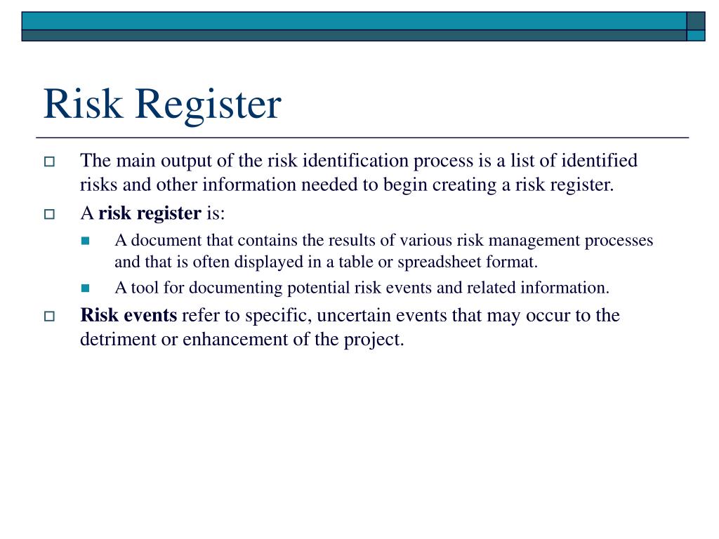 PPT - Project Risk Management PowerPoint Presentation, free download ...