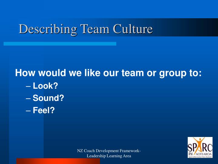 PPT - TEAM CULTURE PowerPoint Presentation - ID:435210