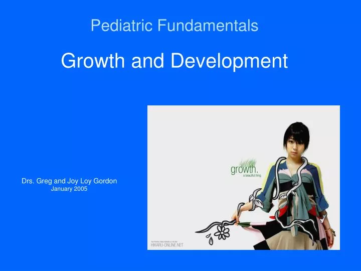 PPT - Pediatric Fundamentals Growth and Development PowerPoint ...