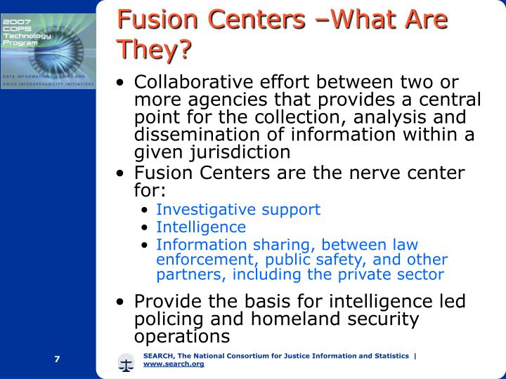 PPT - Fusion Centers & Their Role in Information Sharing PowerPoint ...