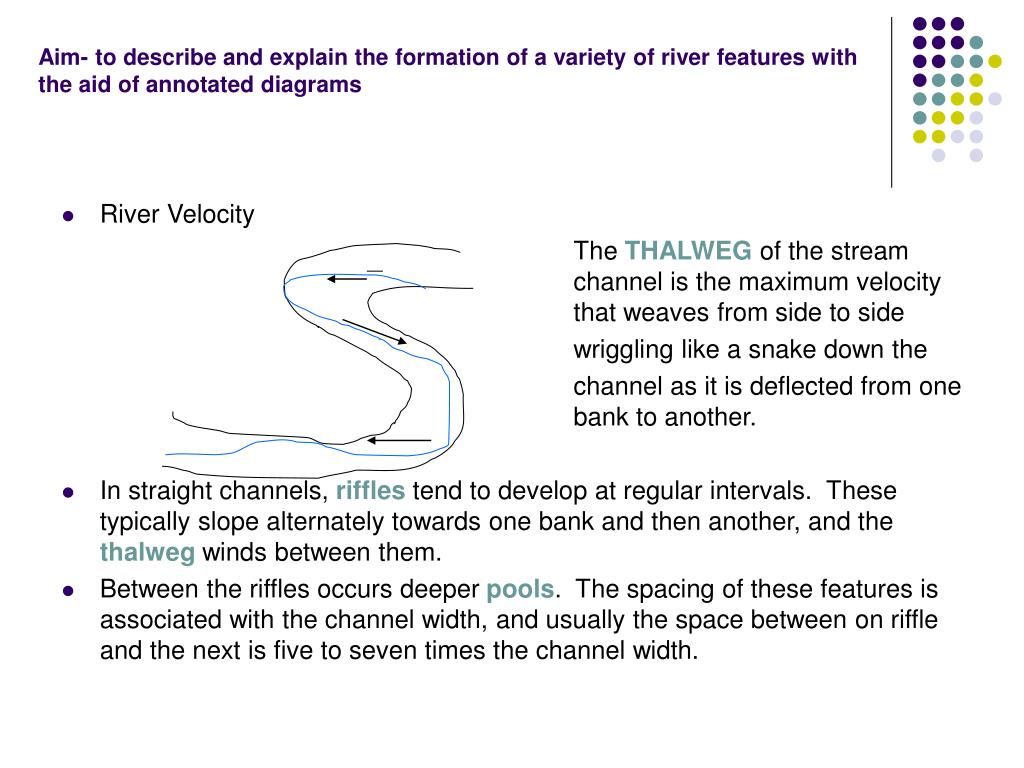 PPT - Aim- to describe and explain the formation of a variety of river ... PPT - Aim- to describe and explain the formation of a variety of river ...