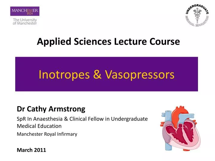 PPT - Inotropes & Vasopressors PowerPoint Presentation, free download ...