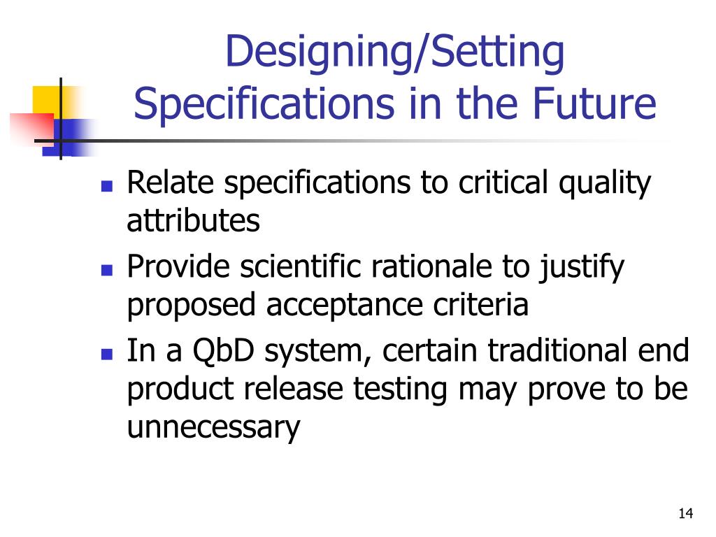 PPT - Implementation of Quality by Design (QbD): Status, Challenges and Next Steps PowerPoint ...