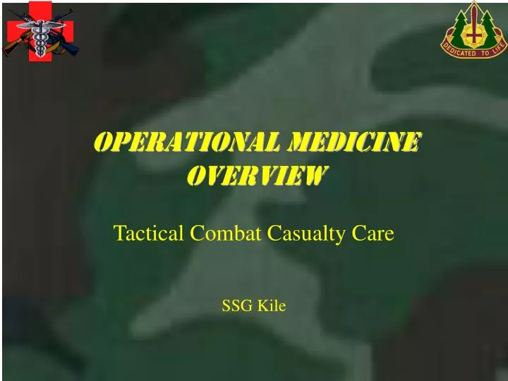 PPT - Operational medicine overview PowerPoint Presentation, free ...