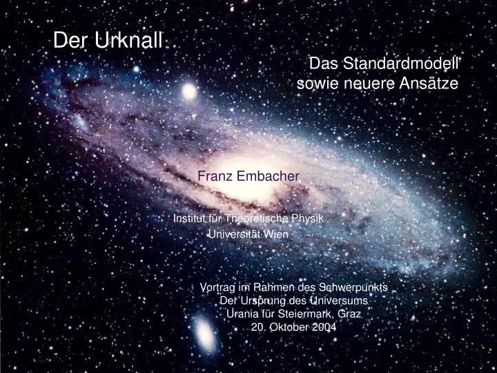 PPT - Der Urknall PowerPoint Presentation, free download - ID:436511