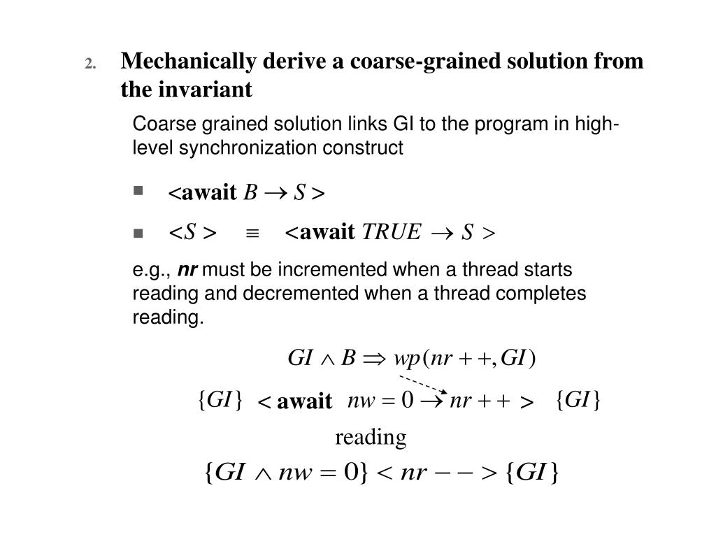 Ppt Automatic Derivation And Verification Of Synchronization Aspects In Object Oriented