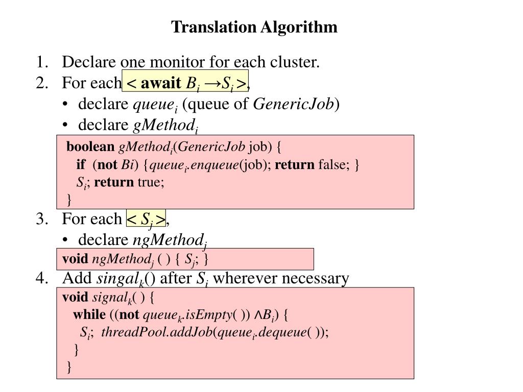 Ppt Automatic Derivation And Verification Of Synchronization Aspects In Object Oriented