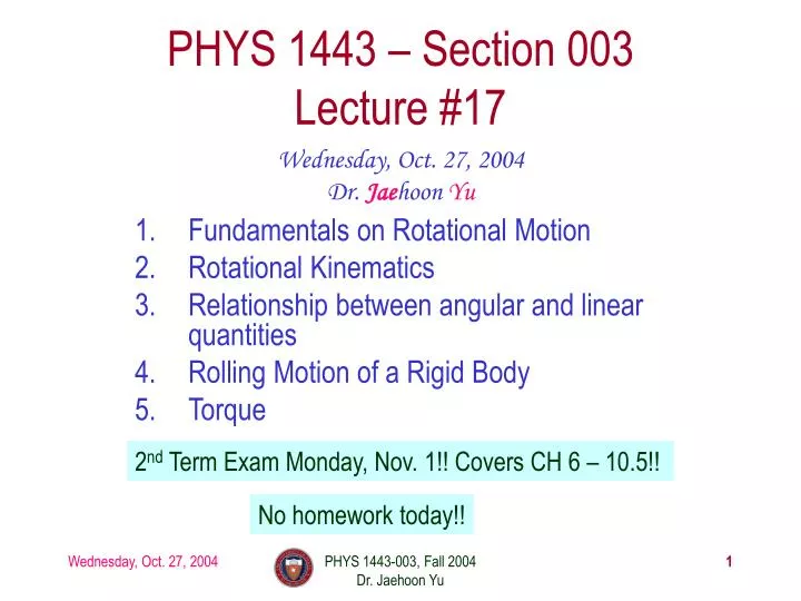 PPT - Fundamentals on Rotational Motion Rotational Kinematics ...