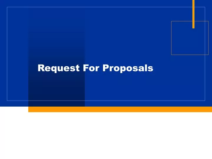 PPT - Request For Proposals PowerPoint Presentation, free download - ID ...