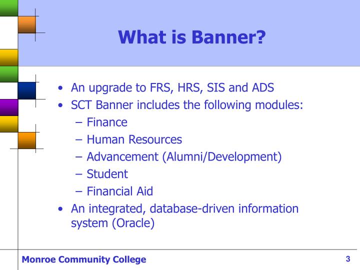 PPT - SCT Banner: What is it all about at MCC? PowerPoint Presentation ...