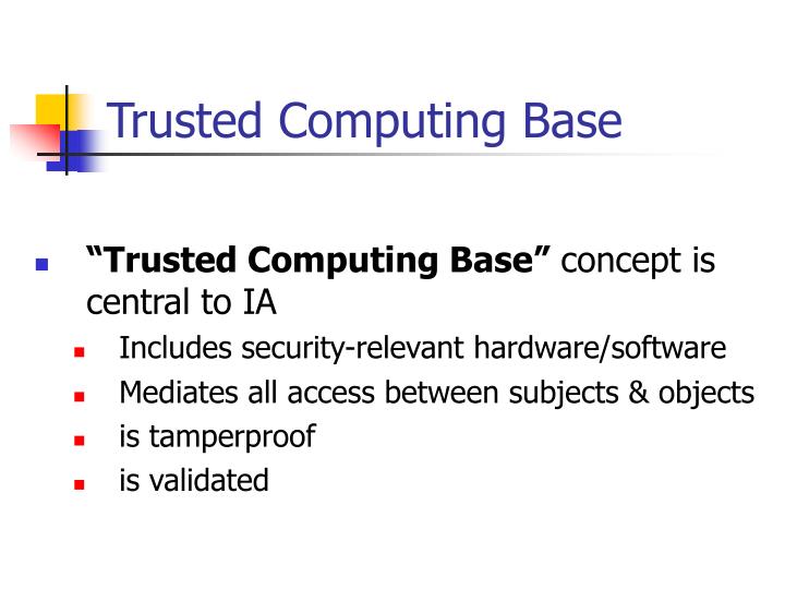 PPT - Trusted Computing Systems PowerPoint Presentation - ID:437881