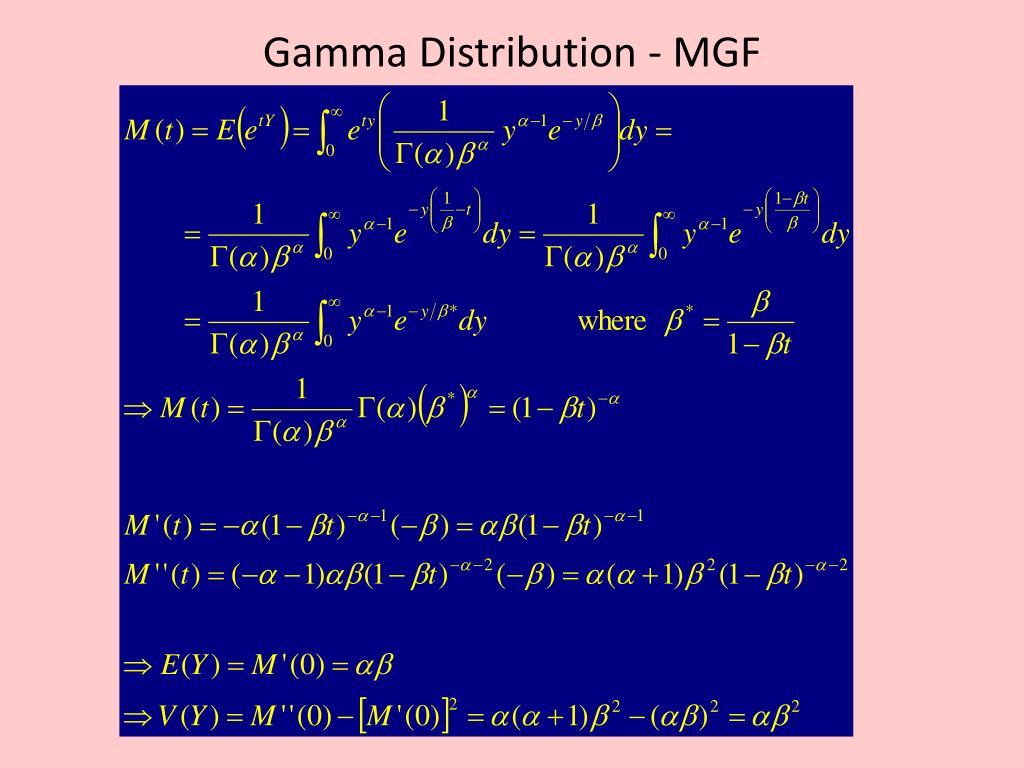 Ppt Moment Generating Functions Powerpoint Presentation Free