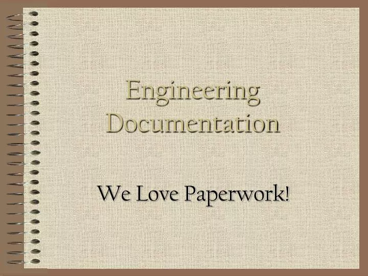 PPT - Engineering Documentation PowerPoint Presentation, free download ...