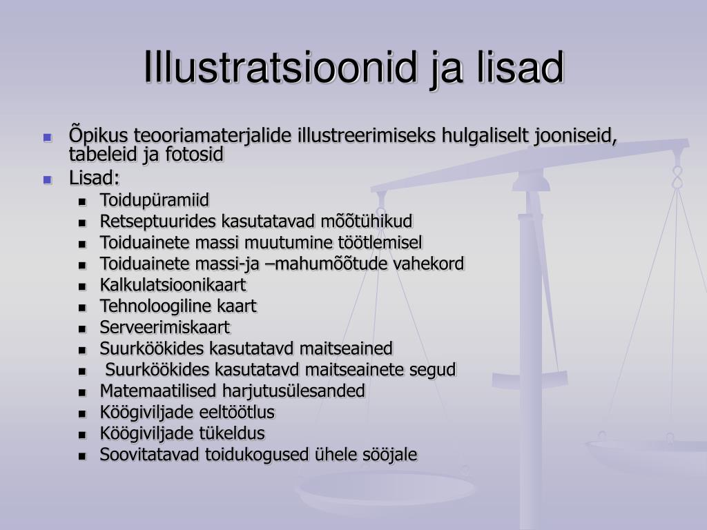 PPT - Toiduvalmistamine suurköögis õpik PowerPoint Presentation, free ...
