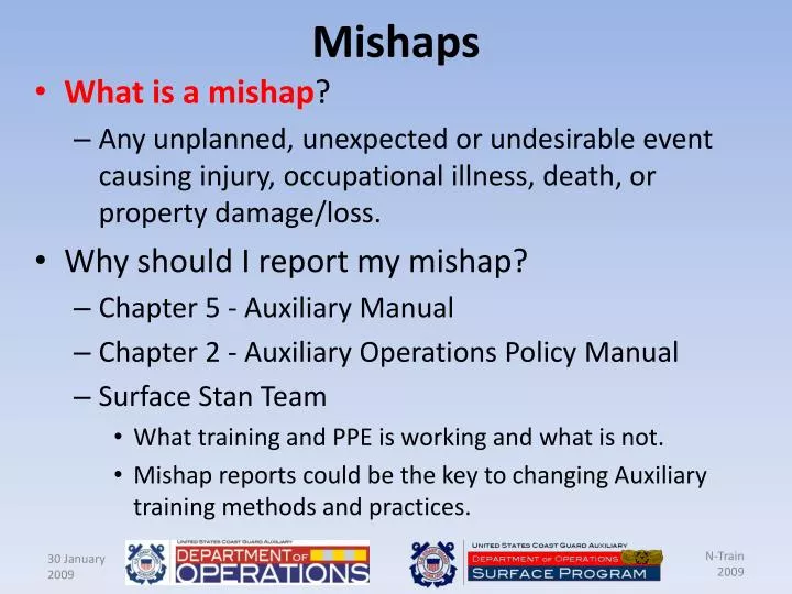 PPT - Mishaps PowerPoint Presentation, free download - ID:439291