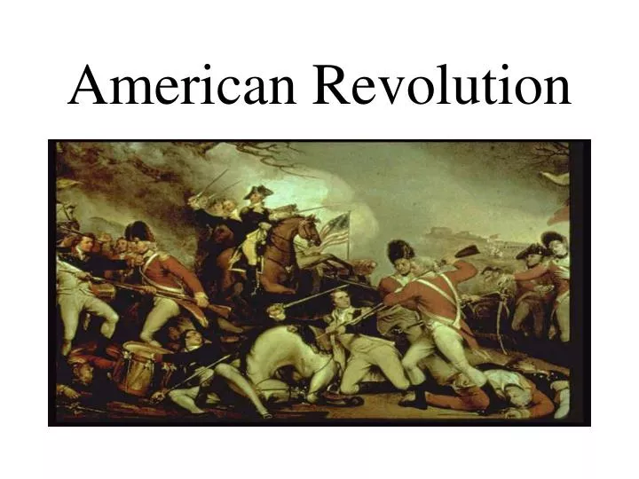 PPT - American Revolution PowerPoint Presentation, free download - ID ...