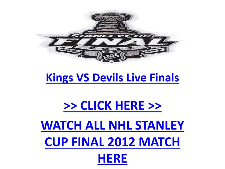 PPT - 2012 Stanley Cup Final : Watch Los Angeles Kings vs New Jers ...
