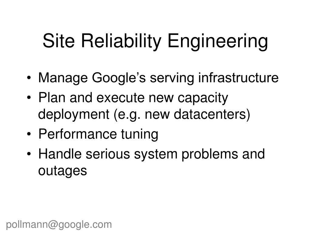 PPT - Google SRE: Chasing Uptime PowerPoint Presentation, free download ... PPT - Google SRE: Chasing Uptime PowerPoint Presentation, free download ...