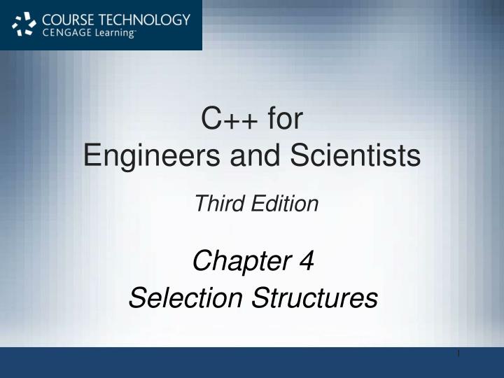 PPT - C++ for Engineers and Scientists Third Edition PowerPoint ...