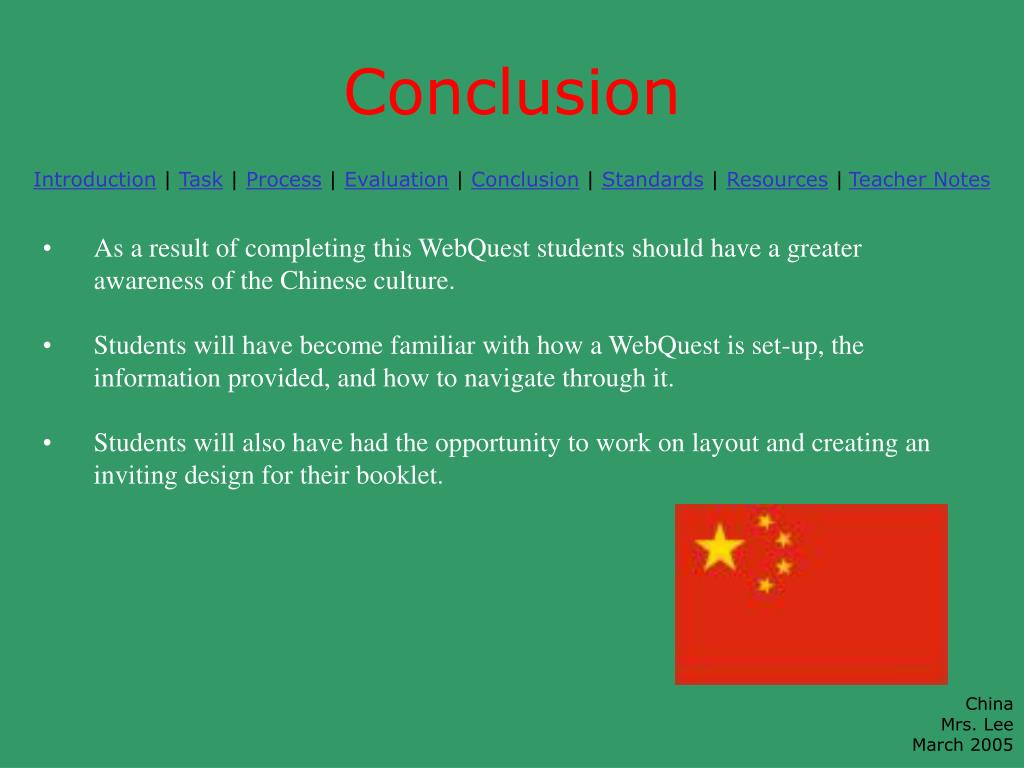 PPT - China: A Misunderstood Nation A WebQuest for High School (World ...