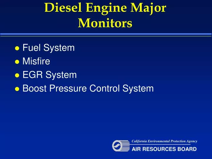 PPT - Diesel Engine Major Monitors PowerPoint Presentation, free ...