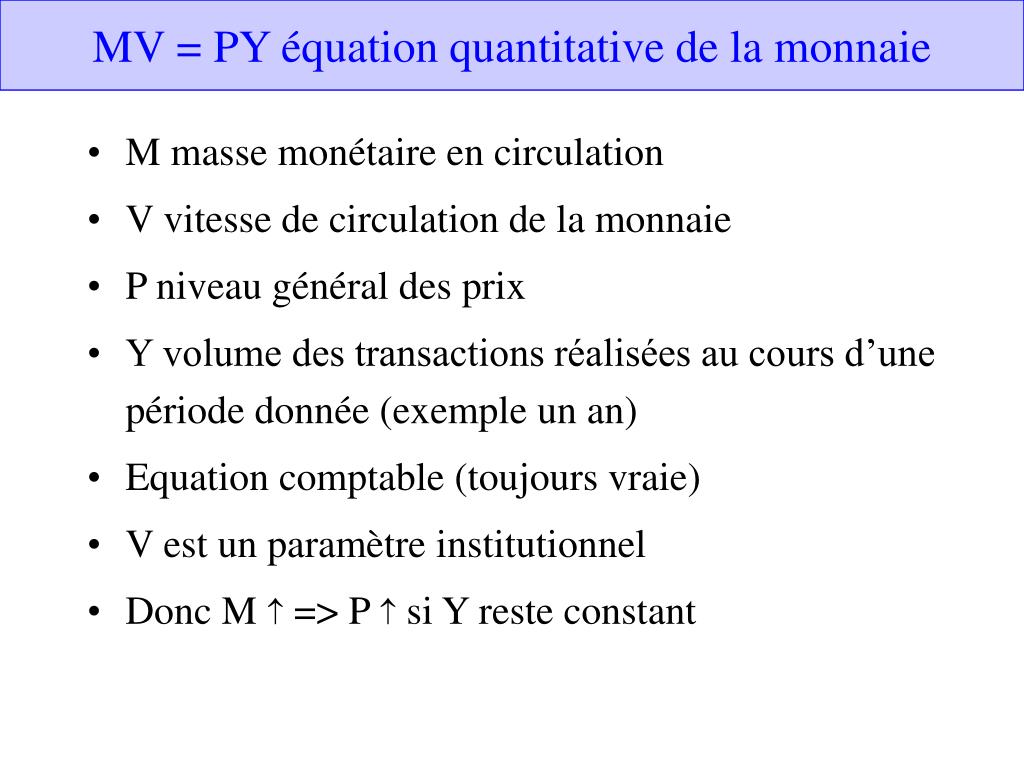 PPT - Rappels sur la monnaie, la politique monétaire et les régimes de ...