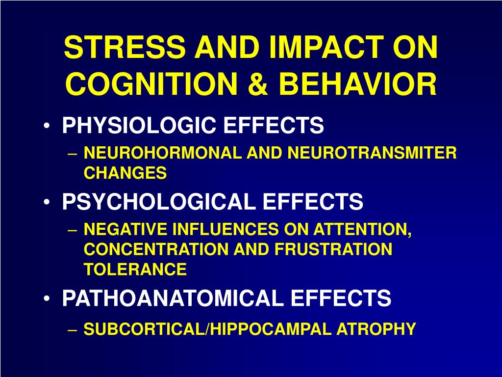 PPT - PSYCHOPHARMACOLOGICAL APPROACHES TO NEUROBEHAVIORAL IMPAIRMENT ...
