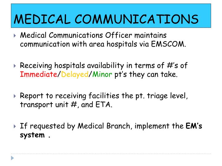 PPT - EMS COMMAND PowerPoint Presentation - ID:442043