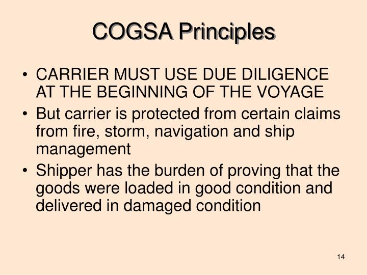 PPT - The Carriage of Goods and the Liability of Air and Sea Carriers ...