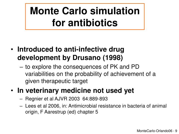 PPT - Use of Monte Carlo simulations to select PK/PD breakpoints and ...