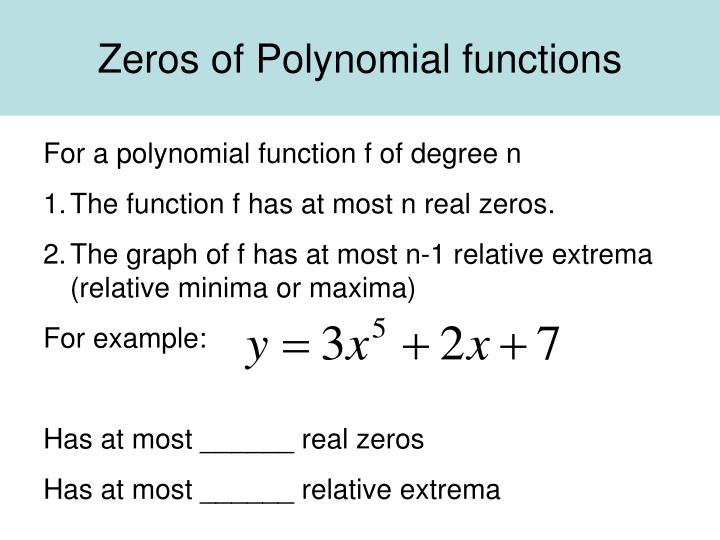 PPT - Polynomial functions of Higher degree Chapter 2.2 PowerPoint ...