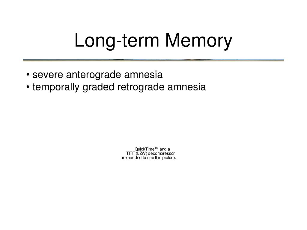 PPT - severe anterograde amnesia temporally graded retrograde amnesia ... PPT - severe anterograde amnesia temporally graded retrograde amnesia ...