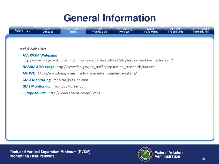 PPT - Reduced Vertical Separation Minimum (RVSM) Monitoring ...