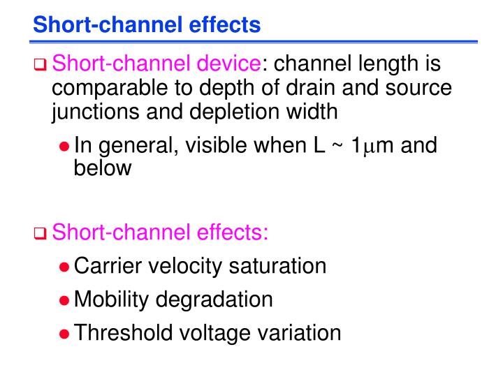 PPT - The MOS Transistor (Chapter-3) PowerPoint Presentation - ID:443063