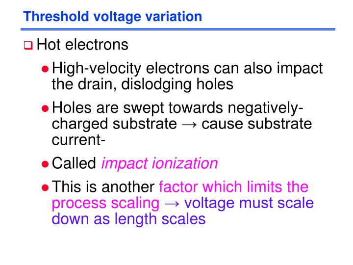 PPT - The MOS Transistor (Chapter-3) PowerPoint Presentation - ID:443063