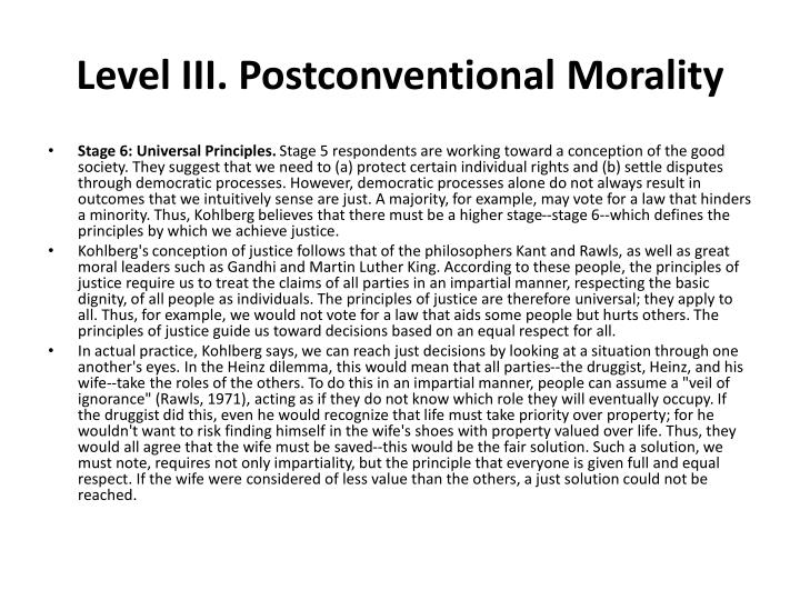 PPT - KOHLBERG'S STAGES OF MORAL DEVELOPMENT PowerPoint Presentation ...
