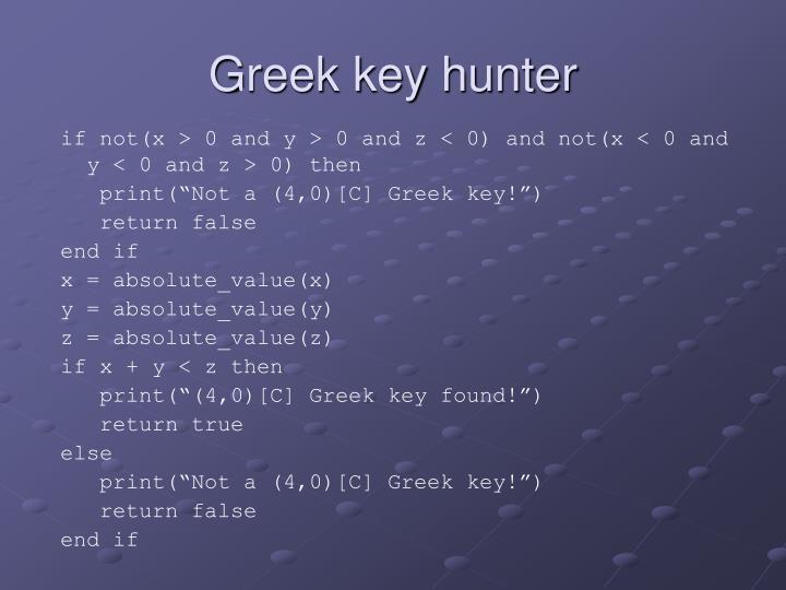 PPT - The Greek Key Motif PowerPoint Presentation - ID:443451