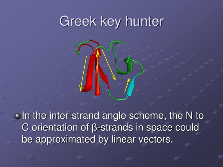 PPT - The Greek Key Motif PowerPoint Presentation - ID:443451