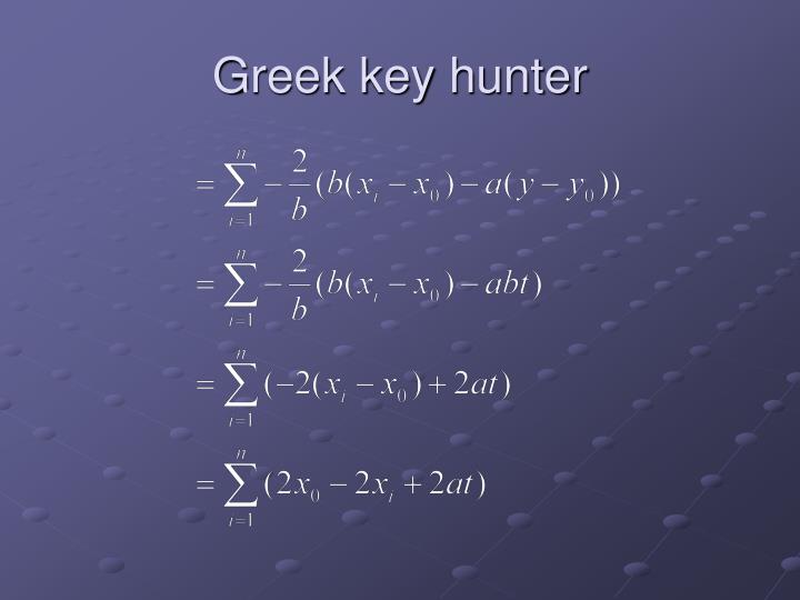PPT - The Greek Key Motif PowerPoint Presentation - ID:443451