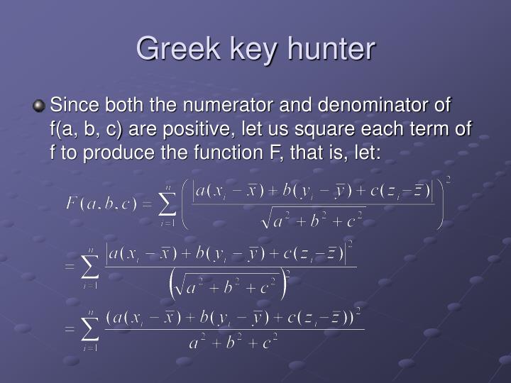 PPT - The Greek Key Motif PowerPoint Presentation - ID:443451