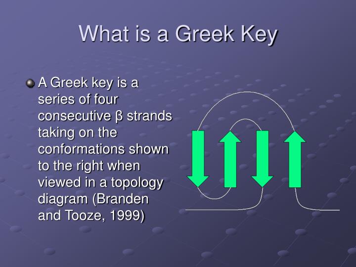 PPT - The Greek Key Motif PowerPoint Presentation - ID:443451