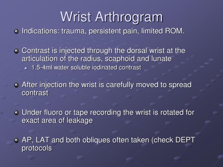 PPT - Arthrography PowerPoint Presentation - ID:443478