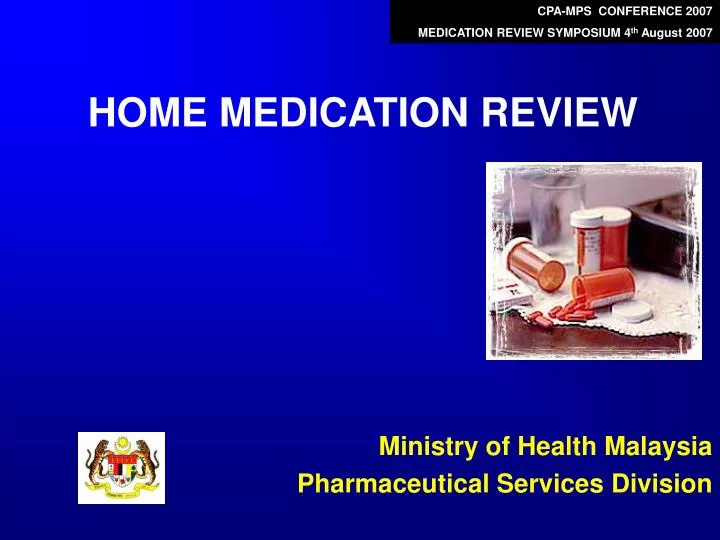 PPT - HOME MEDICATION REVIEW PowerPoint Presentation, free download ...