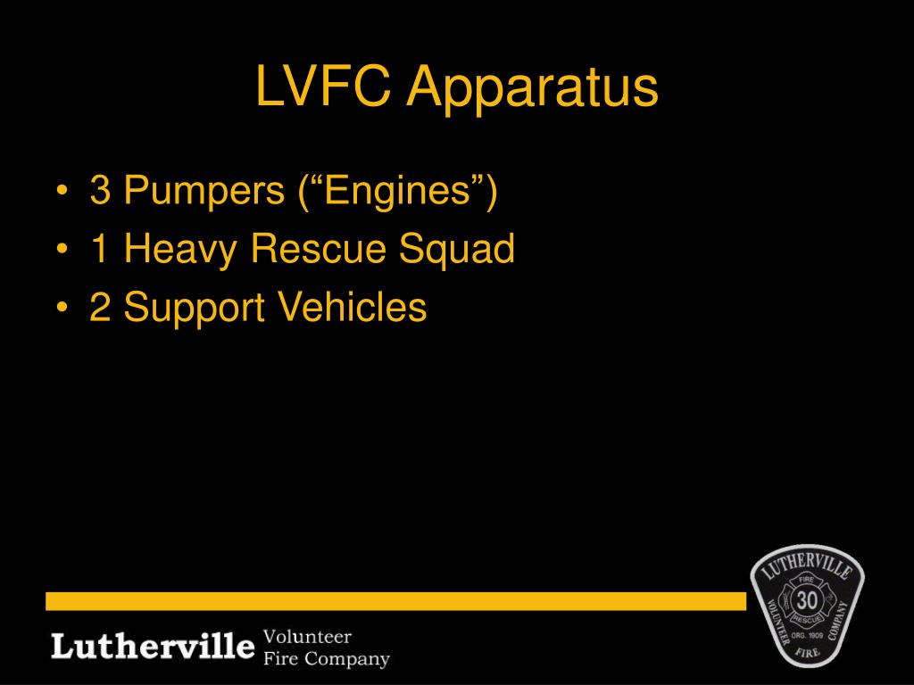 PPT - Lutherville Volunteer Fire Company PowerPoint Presentation, free ...