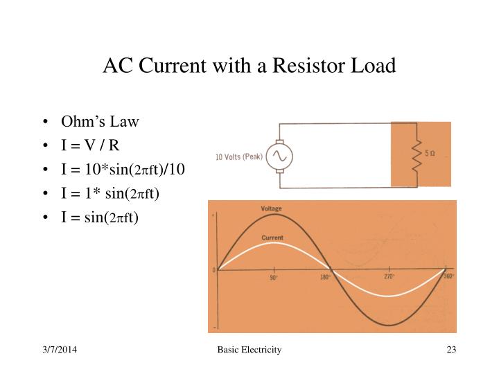 PPT - Alternating Current & Sine Waves PowerPoint Presentation - ID:44544