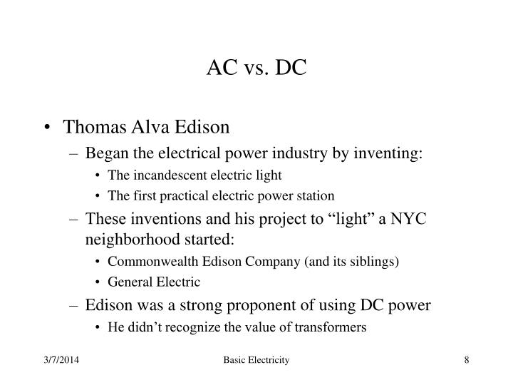 PPT - Alternating Current & Sine Waves PowerPoint Presentation - ID:44544