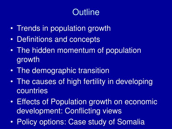 PPT - Population Growth and Economic Development PowerPoint ...
