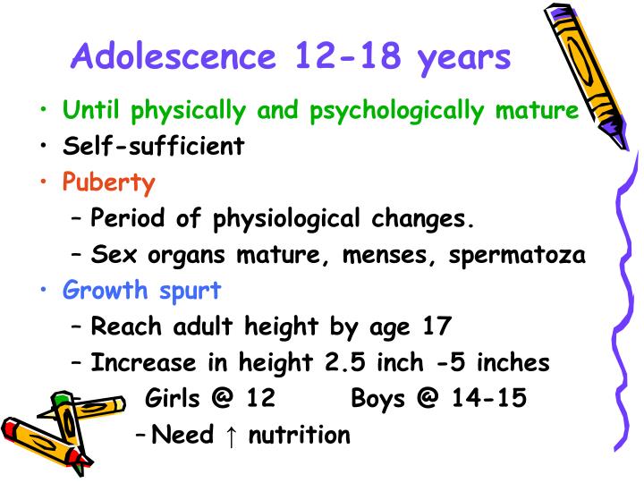 PPT - Pre-school, School age and Adolescent PowerPoint Presentation ...