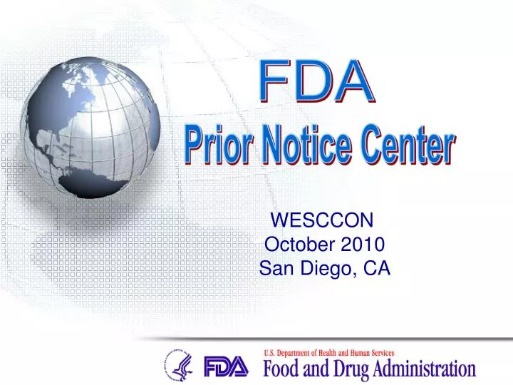 PPT - FDA PowerPoint Presentation, free download - ID:447272