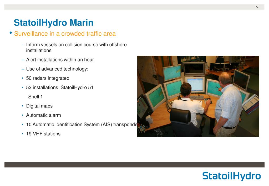 PPT - Statoil Marin VTS - Surveillance, traffic coordination an ...